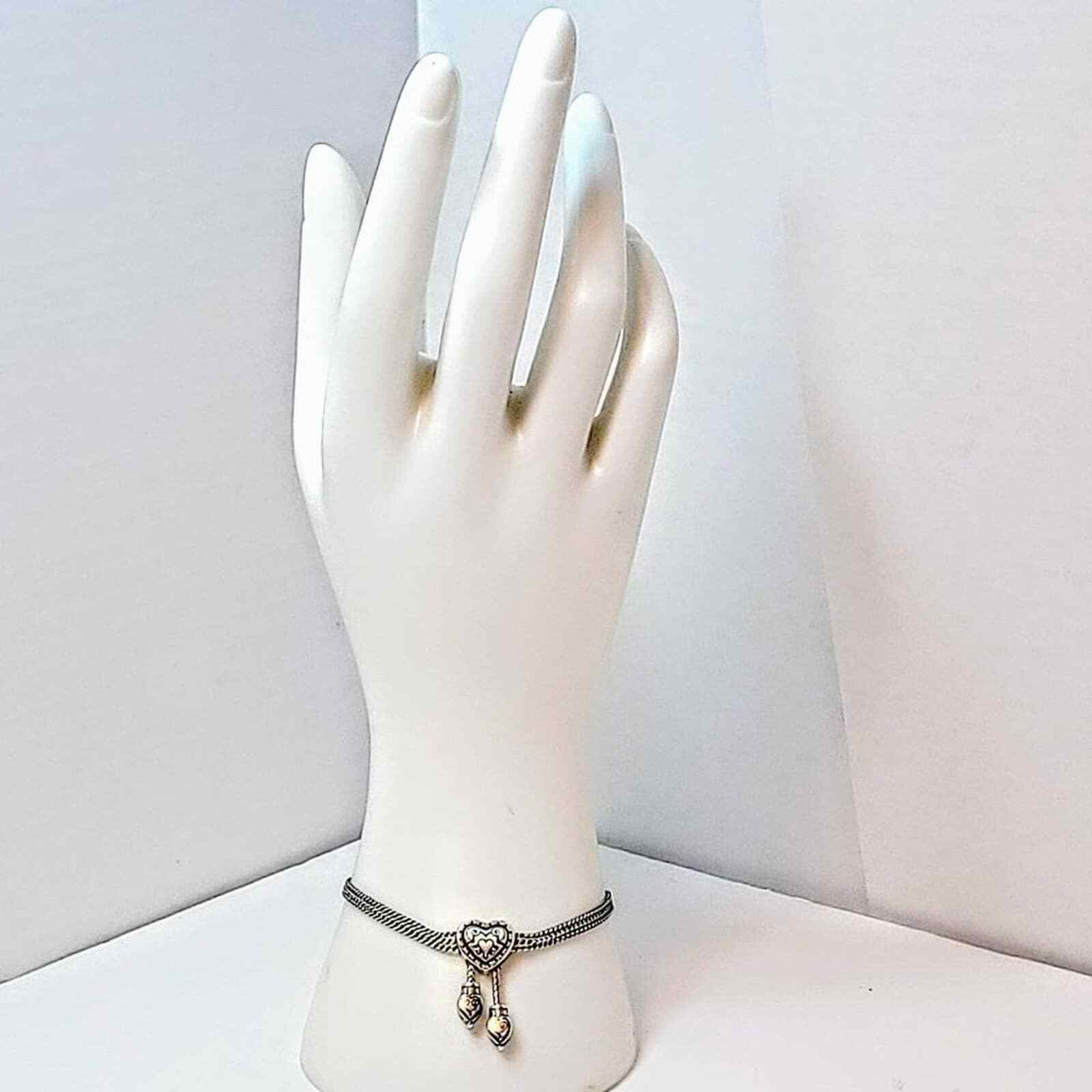 Tell-Tale Brighton Hearts Lasso Charm Bracelet - Gem