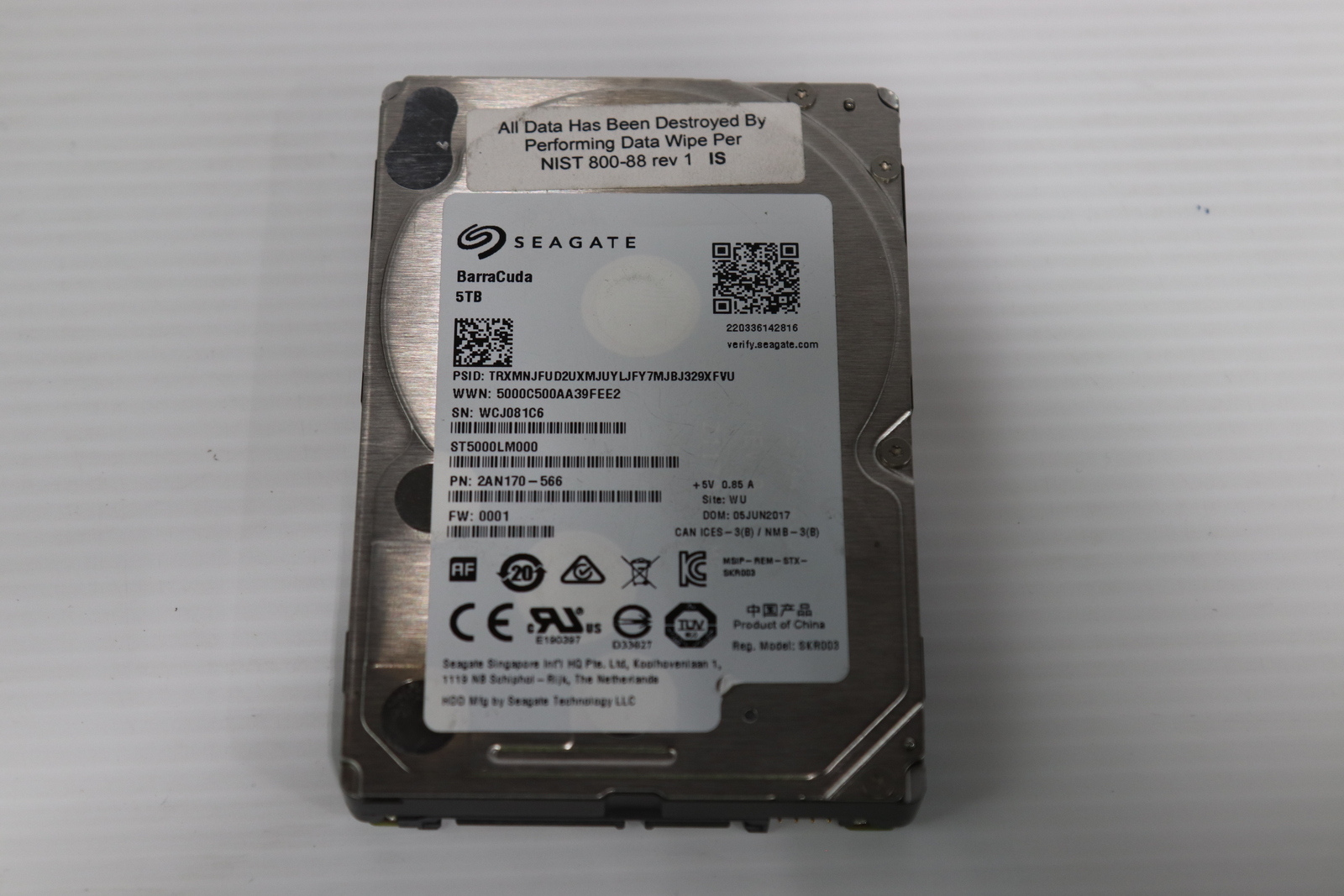 SEAGATE 3.5" 5TB INTERNAL DESKTOP HARD DRIVE | ST5000DM000 | eBay