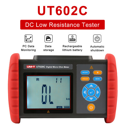 UT620C Digital DC Low Resistance Meter Micro Ohm Meter 300KΩ | eBay