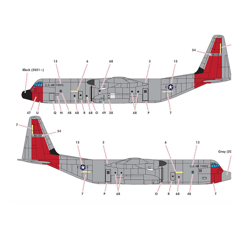Academy 12631 1/144 Scale C-130 J-30 SUPER Transport Plane Model KIt | eBay