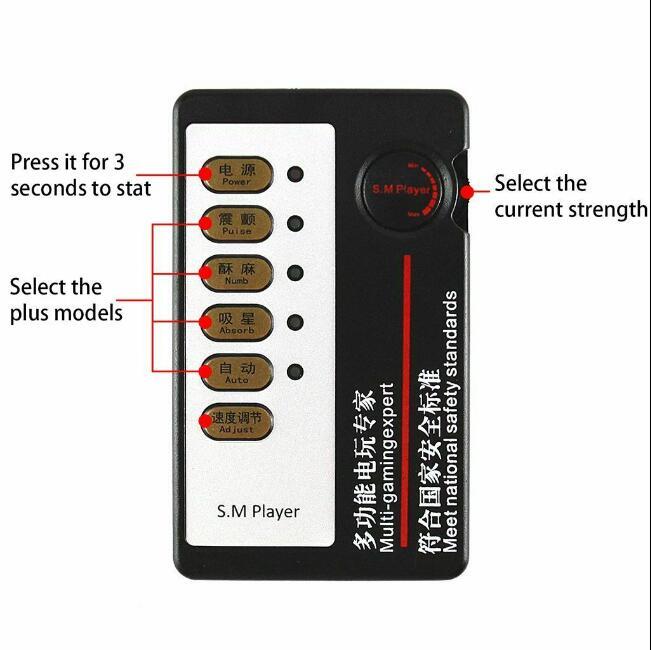 Control Shock Kit E-Stim 4 Rings Male DIY Penis Rings Therapy Device ...