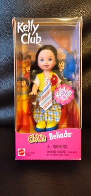 Vintage 2000 Mattel Barbie Kelly Club~Clown Belinda~nib Circus series ...