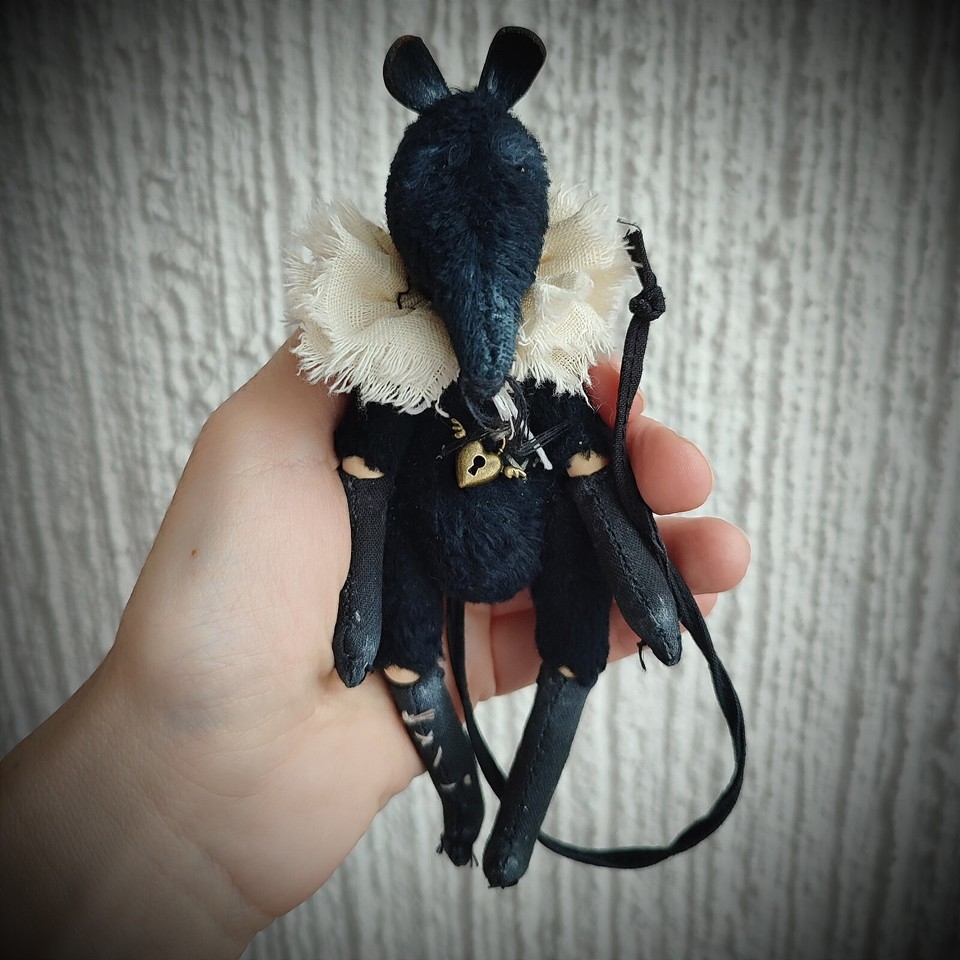 Creepy rat. Collectible creepy doll rat. Gothic rat figurine. | eBay