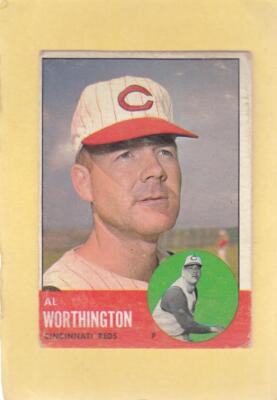 1963 Topps #556 Al Worthington Reds VG Very Good #26675 | eBay