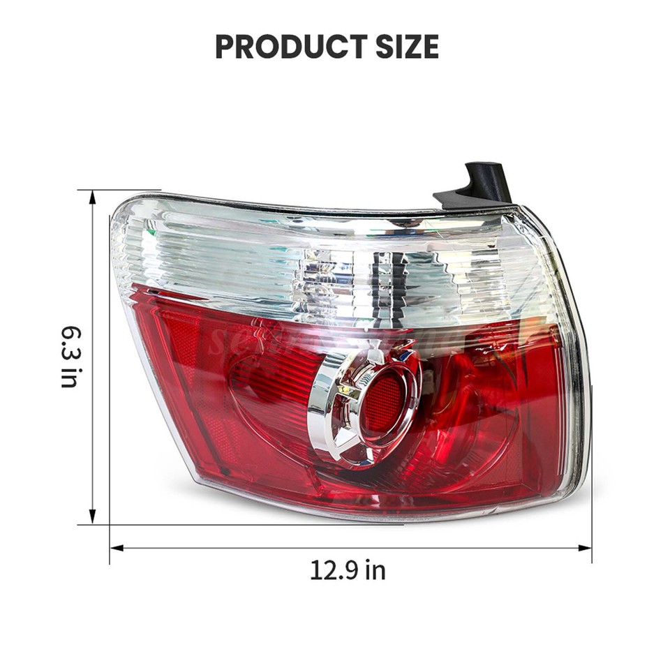 Tail Light Tail Lamp For 2007-2012 GMC Acadia Driver Side Left Outer ...