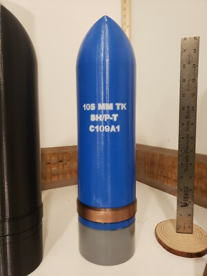 3D Printed 105mm C109 or L35 FD Squash Head Shell - WhiskeyStash ...