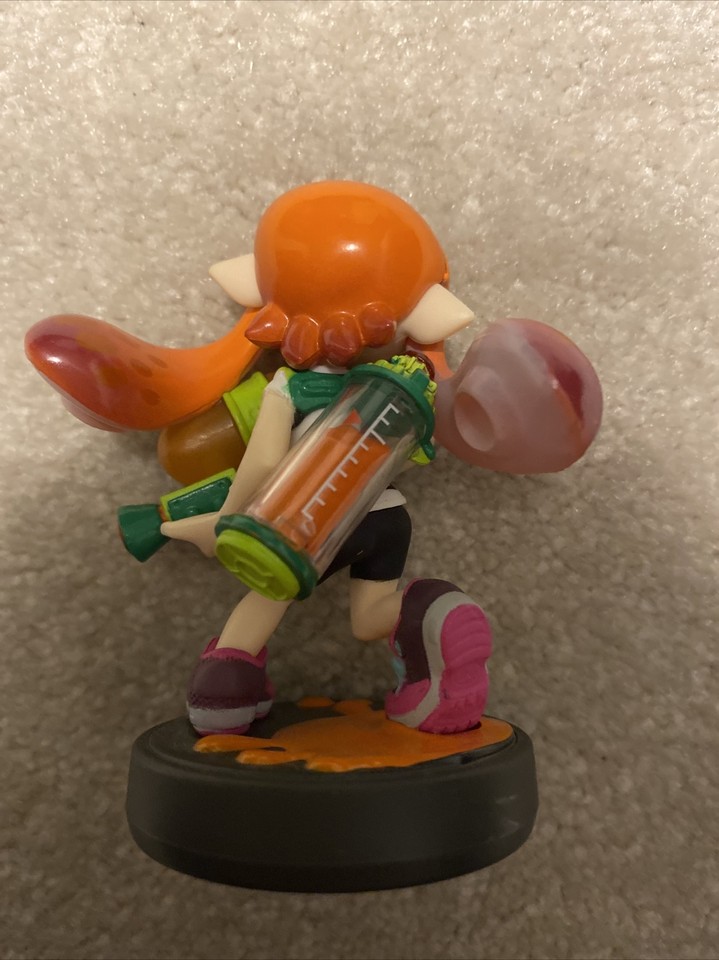 Orange Inkling Girl amiibo | eBay