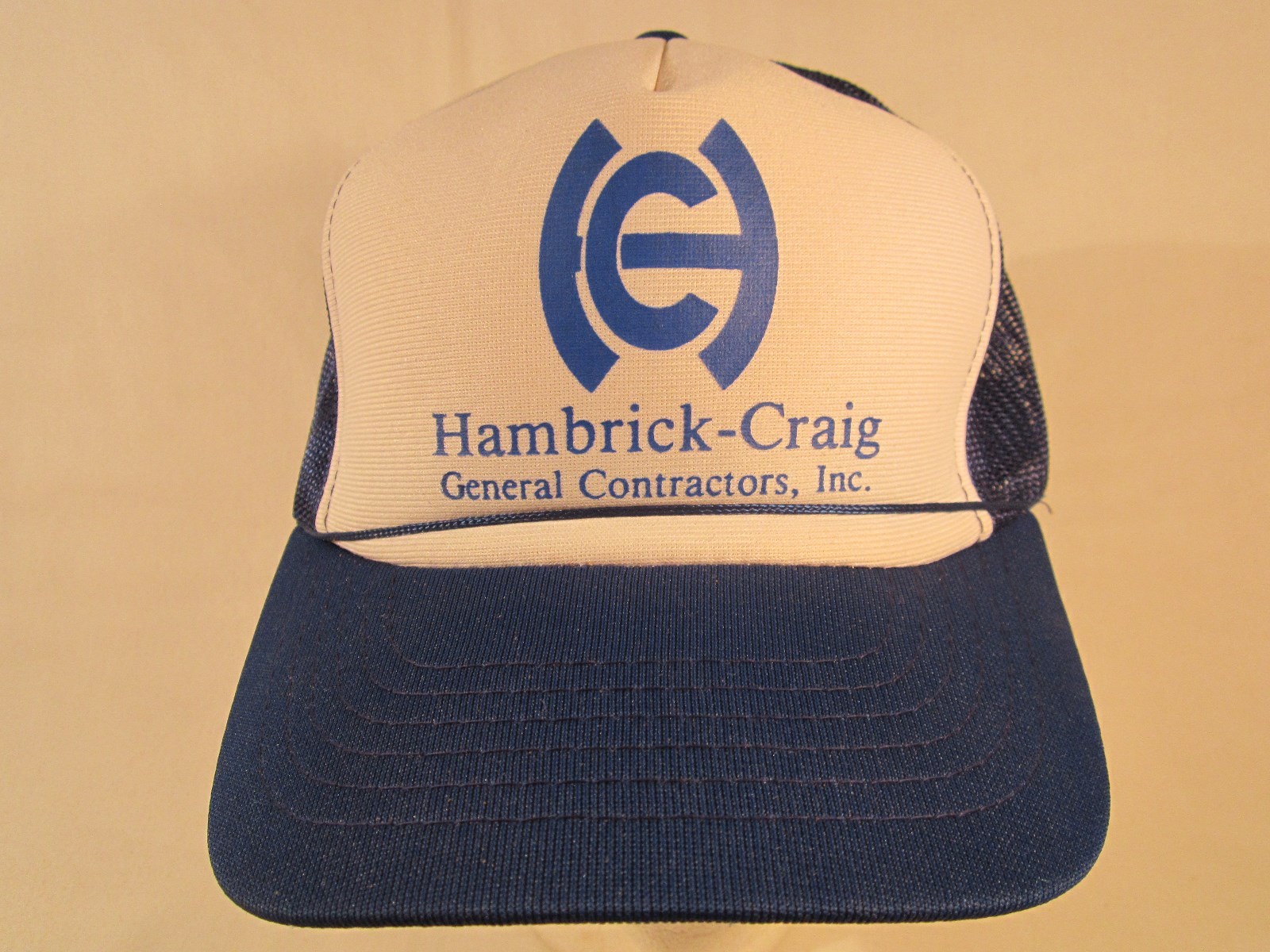 Vintage Mens Cap HAMBRICK-CRAIG General Contractors, Inc. [Z88k] | eBay