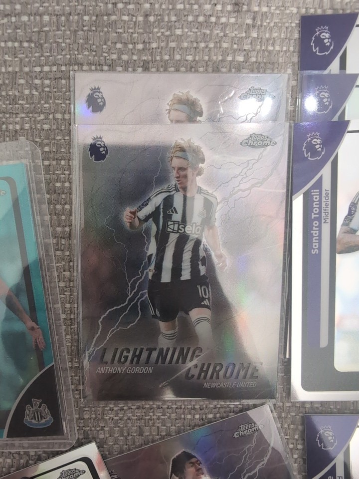 Newcastle United Topps Chrome Inserts and Base Bundle | eBay UK