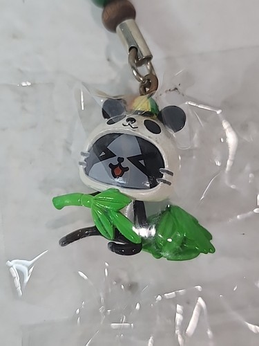 Monster Hunter 1" Black Airou Palico Felyne Ueno Panda Figure Keychain ...