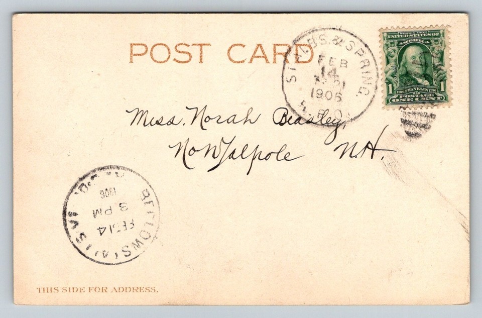 1905 Let Us Give You a Tip Man In Top Hat Postcard | eBay