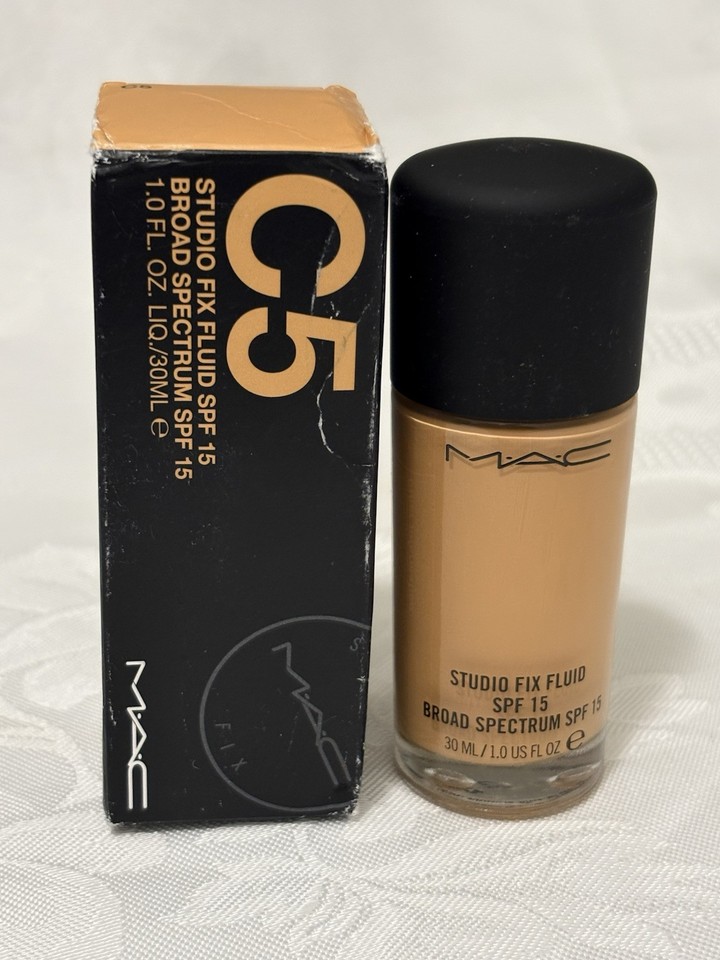 MAC M.A.C Studio Fix Fluid SPF 15 Broad Spectrum SPF 15 - C5 1.0FL OZ ...