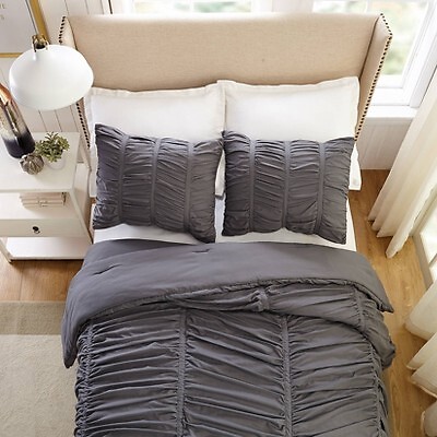 Modern Heirloom Emily Texture Full/Queen Emily Texture Comforter Set ...