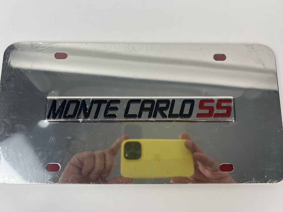 Monte Carlo SS Black, Silver/Chrome w/Red License Plate Autogold 3D ...