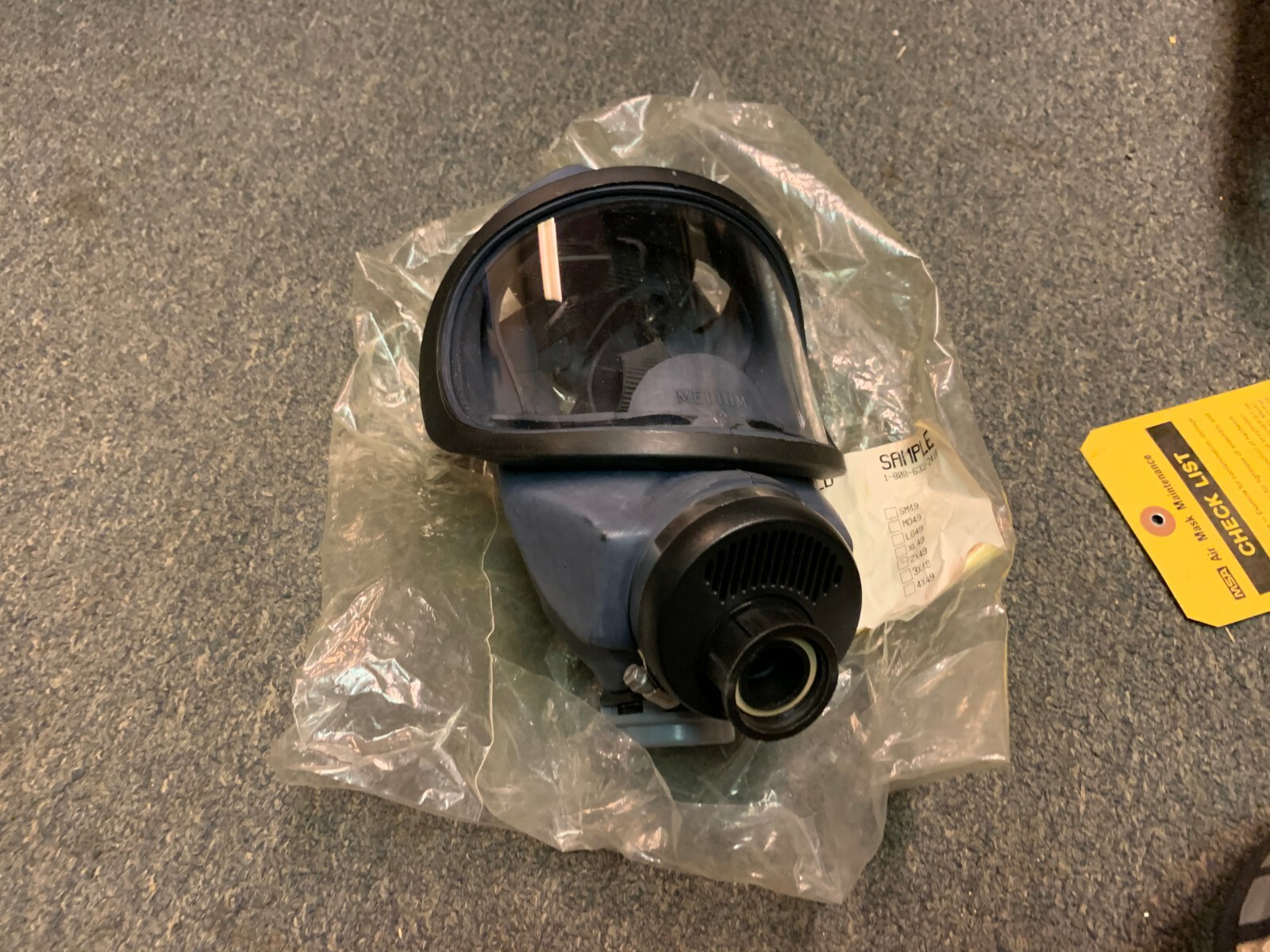 MSA Ultralite II Air Mask Pressure Demand oxygen system Complete with ...