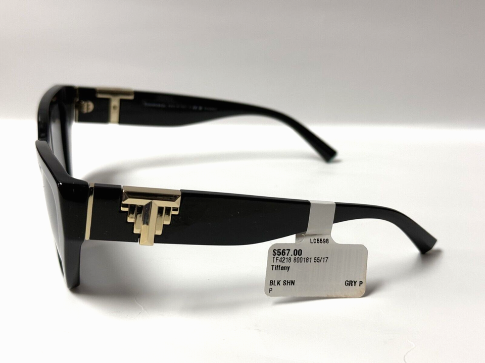 Brand New Tiffany & Co. Sunglasses TF 4218 800181 Black/Dark Gray For ...