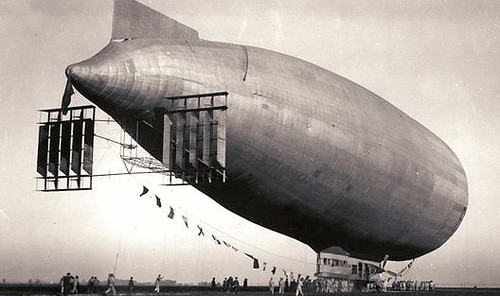 O-1 SCDA US Navy Semi-Rigid O1 Airship Wood Model Replica Large Free ...