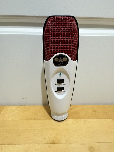 CAD Audio U37 USB Studio Recording Condenser Microphone - Red/White | eBay