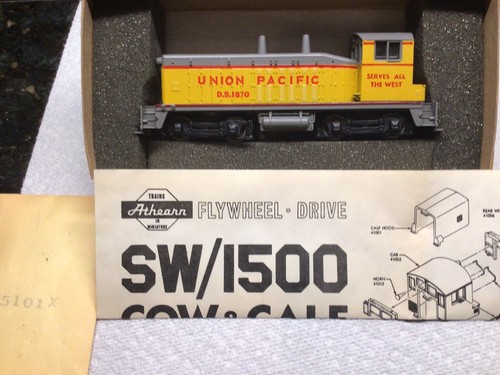 Vintage Athearn HO Scale SW 1500 Powered Union Pacific Loco Kit 4007 | eBay