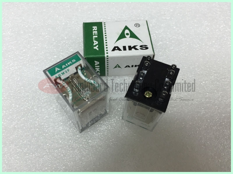 NEW AIKS ARM2F 24VDC Electromechanical Relay 8 Pins x 2PCS | eBay