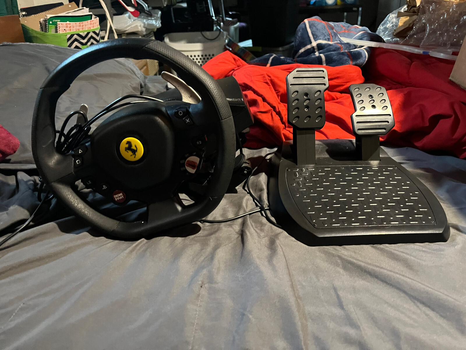 Thrustmaster T80 Ferrari 488 GTB Edition Racing Wheel PS3 PC. READ ...