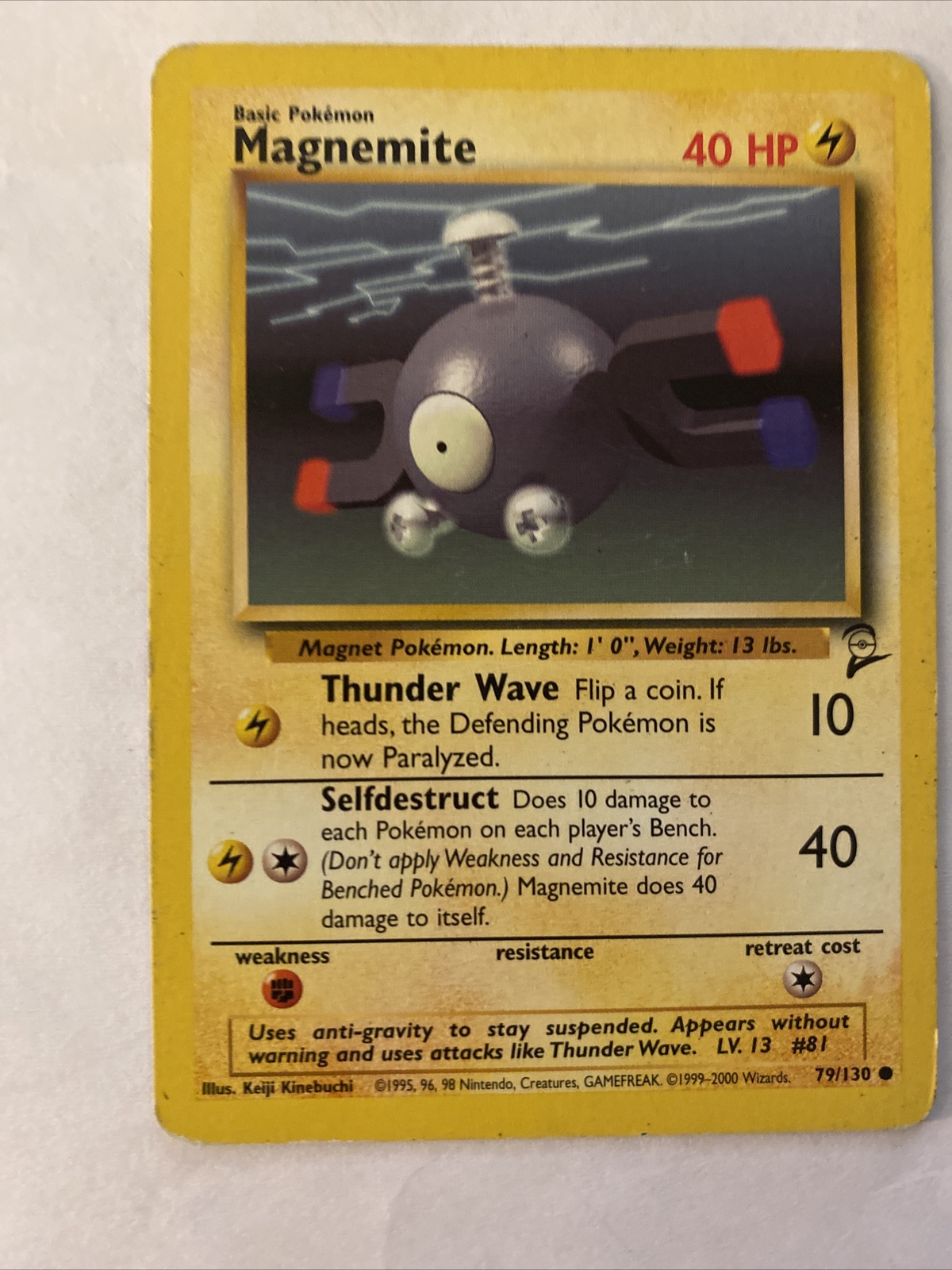 Magnemite - 79/130 Base Set 2 - Vintage Pokemon Card - | eBay