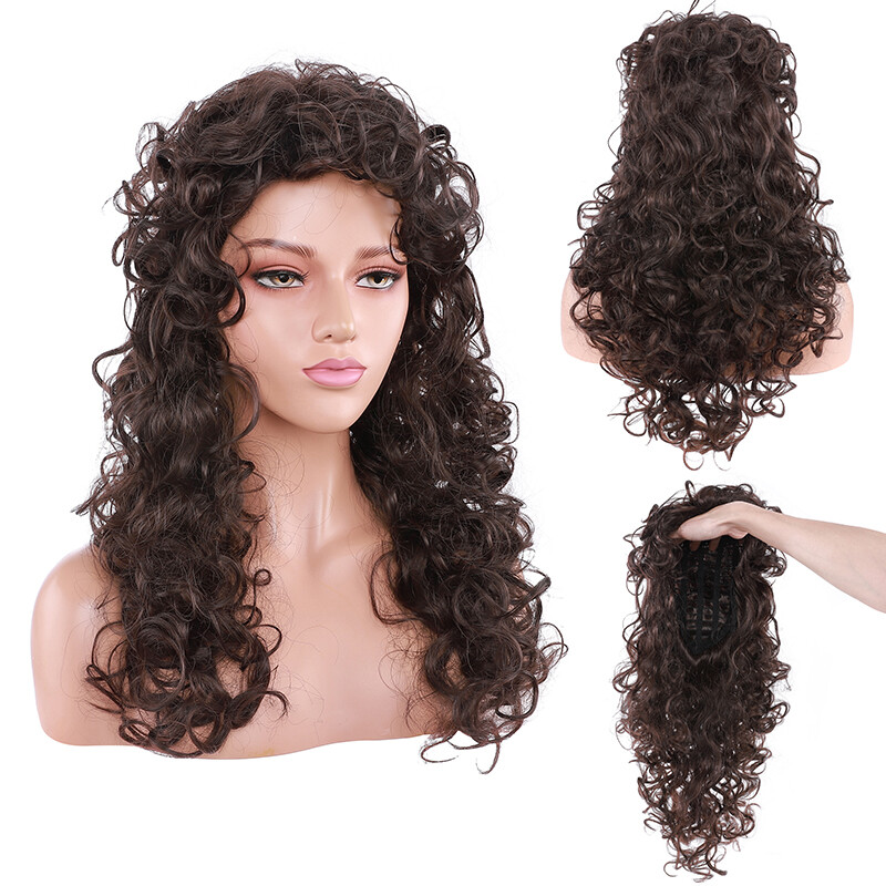 Long Blonde Hair Wigs with Bangs for Women Synthetic Natural Straight ...