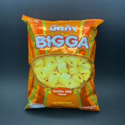 BIGGA VANILLA MILK FLAVOR FLAVOR CORN SNACK THAIFOOD (BIGGA BRAND) | eBay