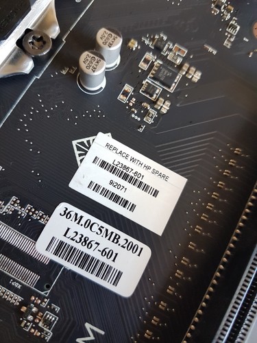 HP OMEN OBELISK 875-0014 INTEL H370 LGA1151 MATX EDORAS MOTHERBOARD ...