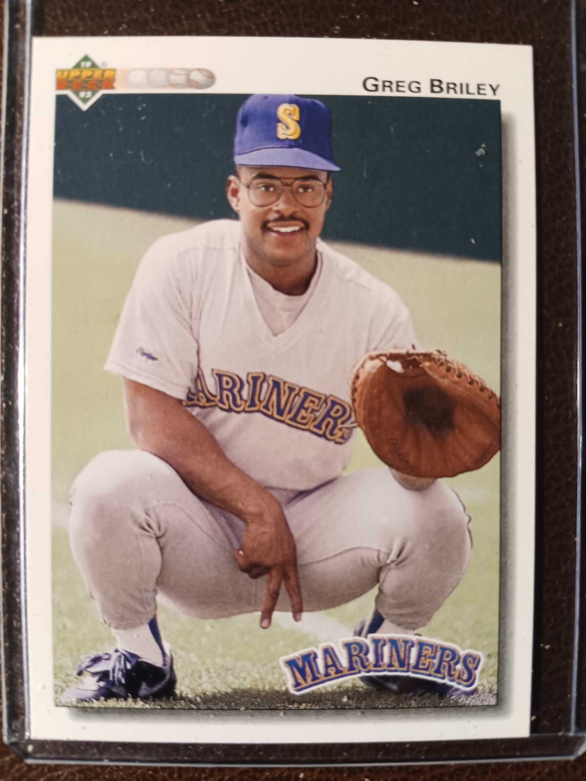 GREG BRILEY SEATTLE MARINERS 1992 UPPER DECK BASEBALL CARD #360 | eBay