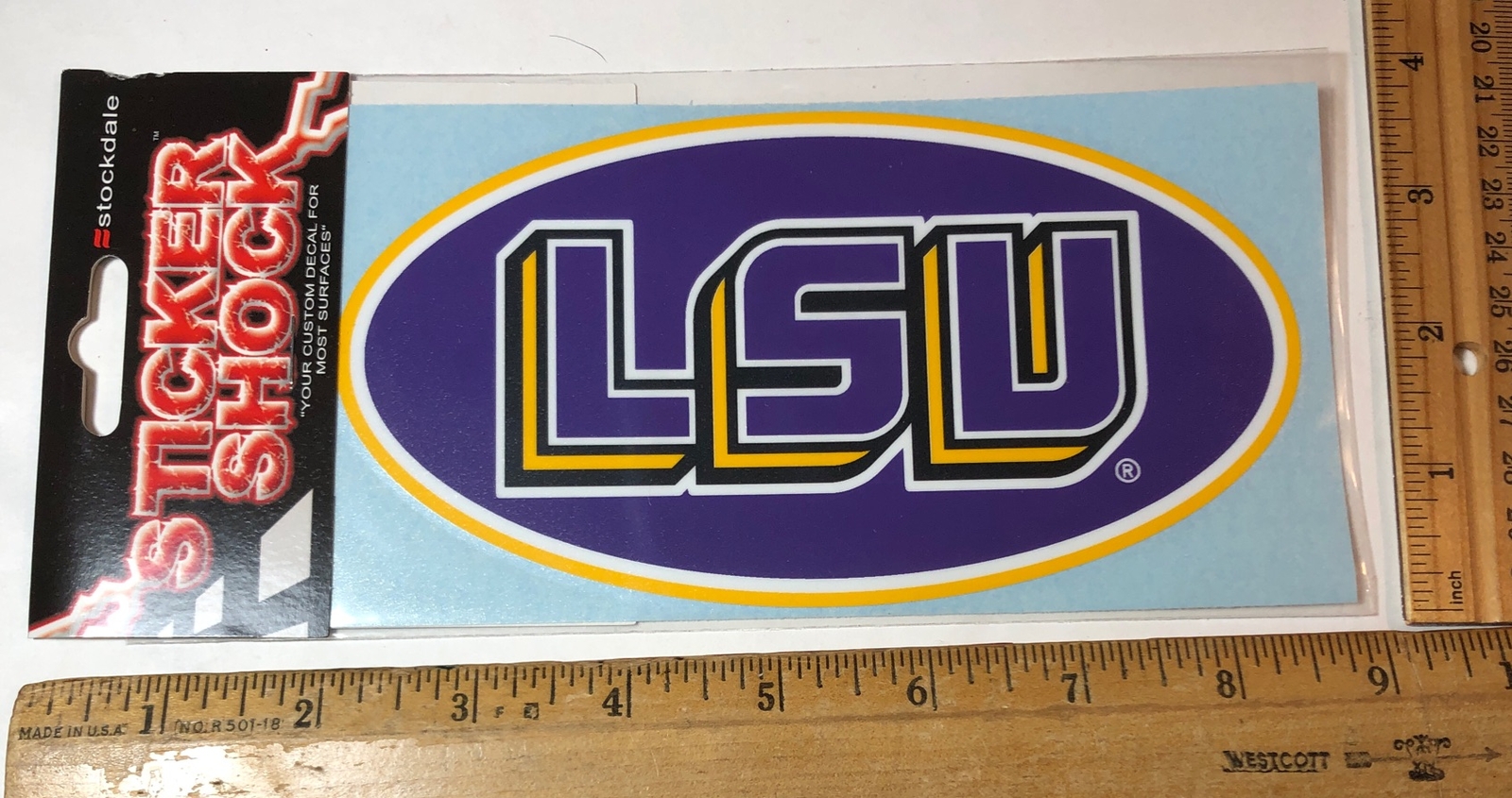 LSU Tigers Logo Decal Sticker Louisiana State University NCAA College ...