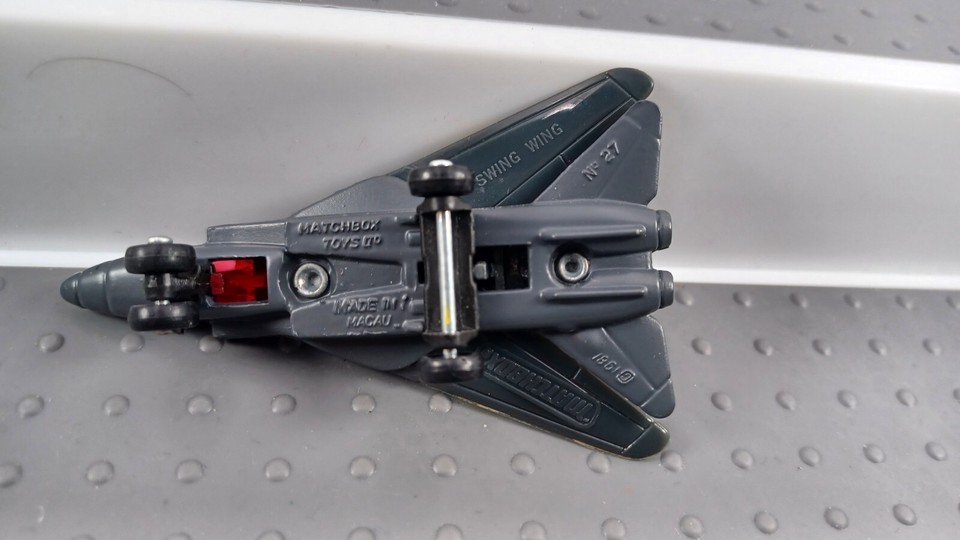 Vintage Matchbox Strike Force No. 27 Swing Wing Jet AC100 Black Die ...