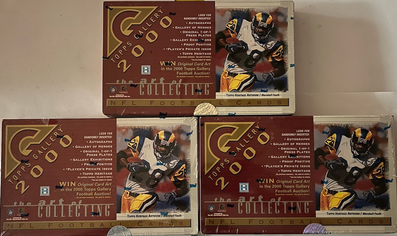 2000 Topps Gallery NFL Football Hobby Box (3 Boxes) | eBay