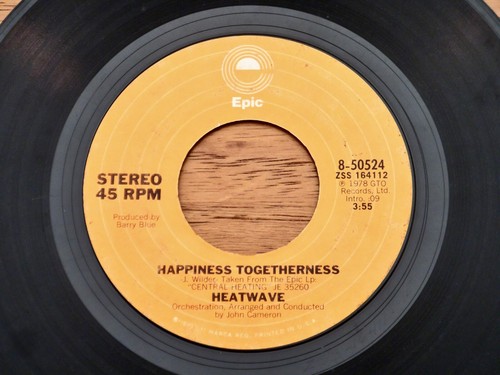 Heatwave ♫ The Groove Line / Happiness Togetherness ♫ 1978 Epic Records ...