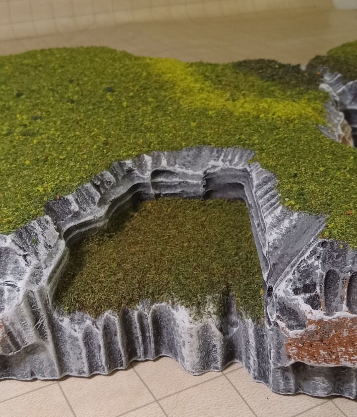Miniature Terrain 10 Square Foot CUSTOM FINISHED TERRAIN for Wargaming ...