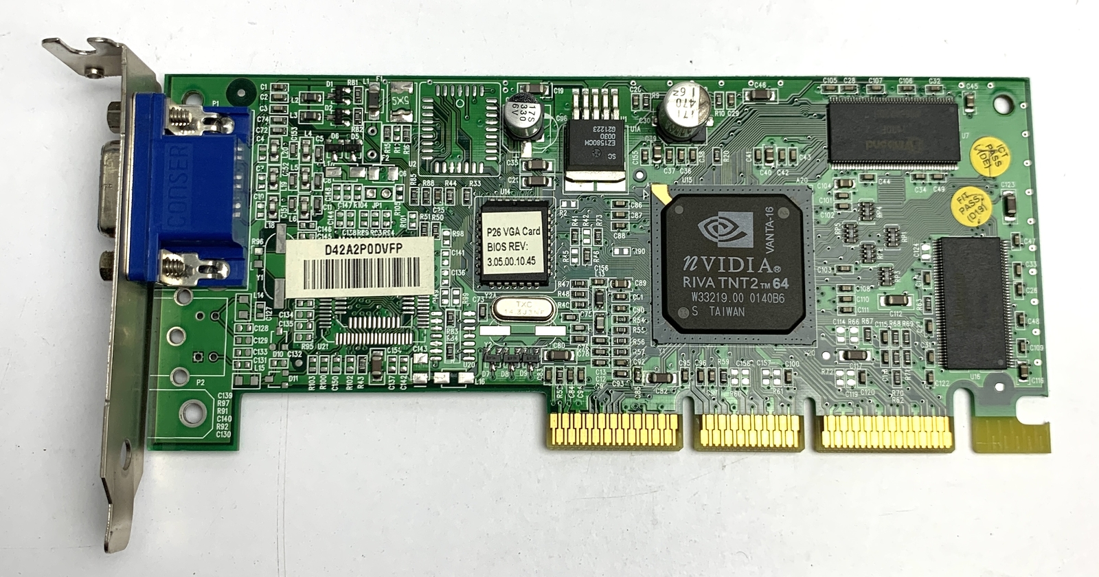 Compaq Nvidia Riva TNT2 M64/Vanta-16 16MB AGP SDRAM Grafikkarte/GPU ...