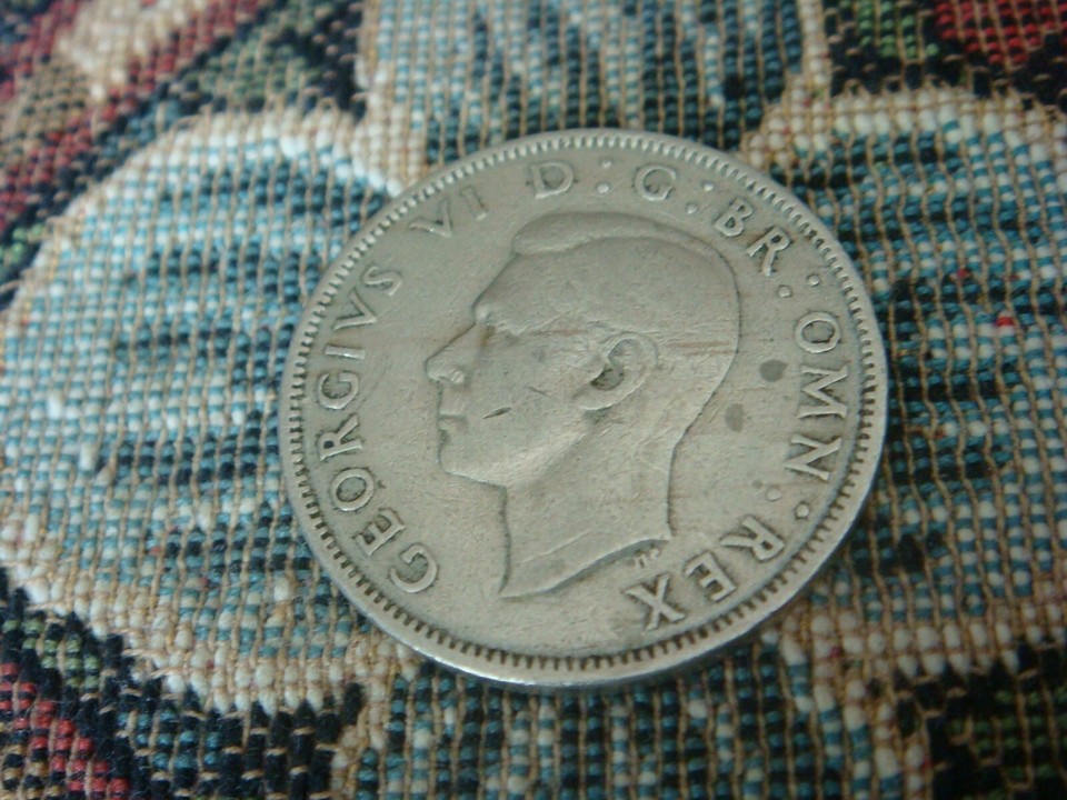 1949 GEORGIUS VI D. G. BR OMN REX TWO SHILLINGS COIN | eBay