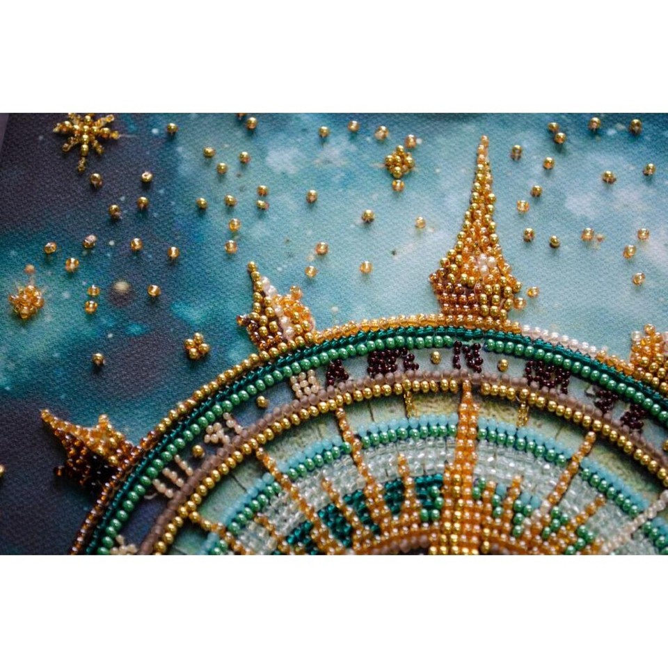Bead Embroidery Kit Compass Bead stitching needlepoint Beadwork DIY ...