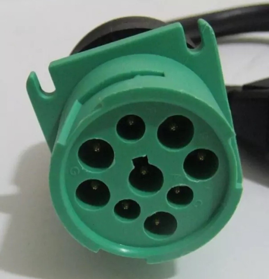 J1939 9 Pin Male and Female to OBD2 16 Pin Female Interface Truck Y ...
