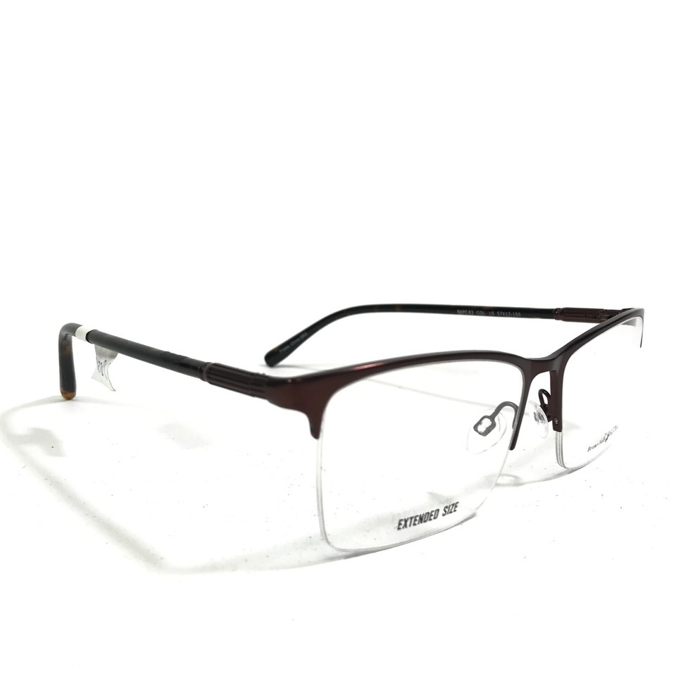 Beverly Hills Polo Club BHPC 83 COL 10 Eyeglasses Frames Brown Square ...