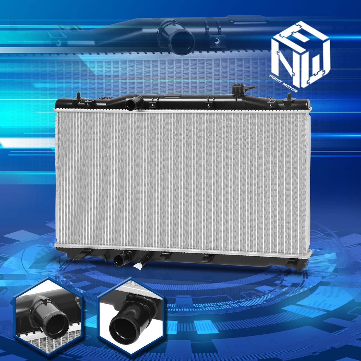 For 18-22 Honda Accord 1.5L T/2.0T Aluminum Core DPI 13673 Radiator ...