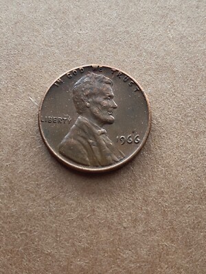 1966 Penny No Mint Mark - Lincoln Memorial Cent - "We" & L Error | eBay