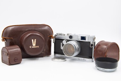 Canon VT de Luxe Z 35mm Film Rangefinder Camera w/50mm f1.5 Lens, Case ...