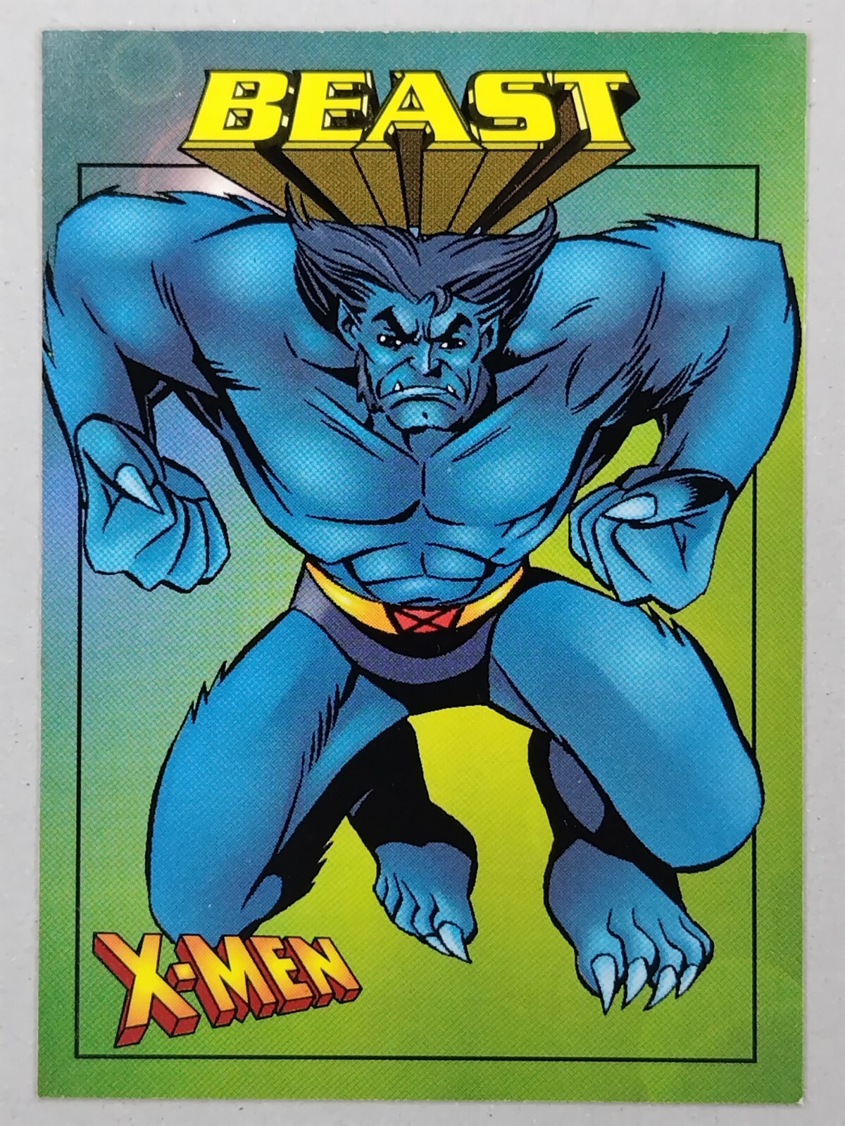 BEAST X-MEN Card 1997 TCG Skybox Marvel Characters Vintage #2 From ...