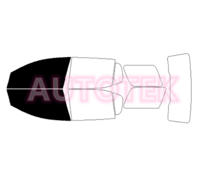 PreCut Film Front Two Door Windows Any Tint Shade For GMC Acadia 2017 ...