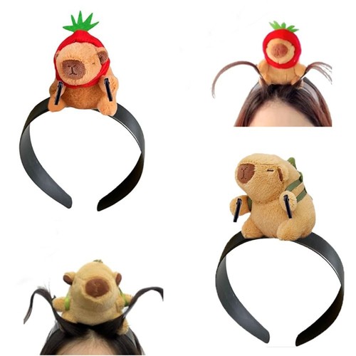 Hair Hoop Capybara Hair Bands Hair Accessories Cartoon Headband | eBay ...