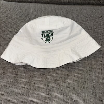 Baylor University Teach port authority White Bucket Hat | eBay