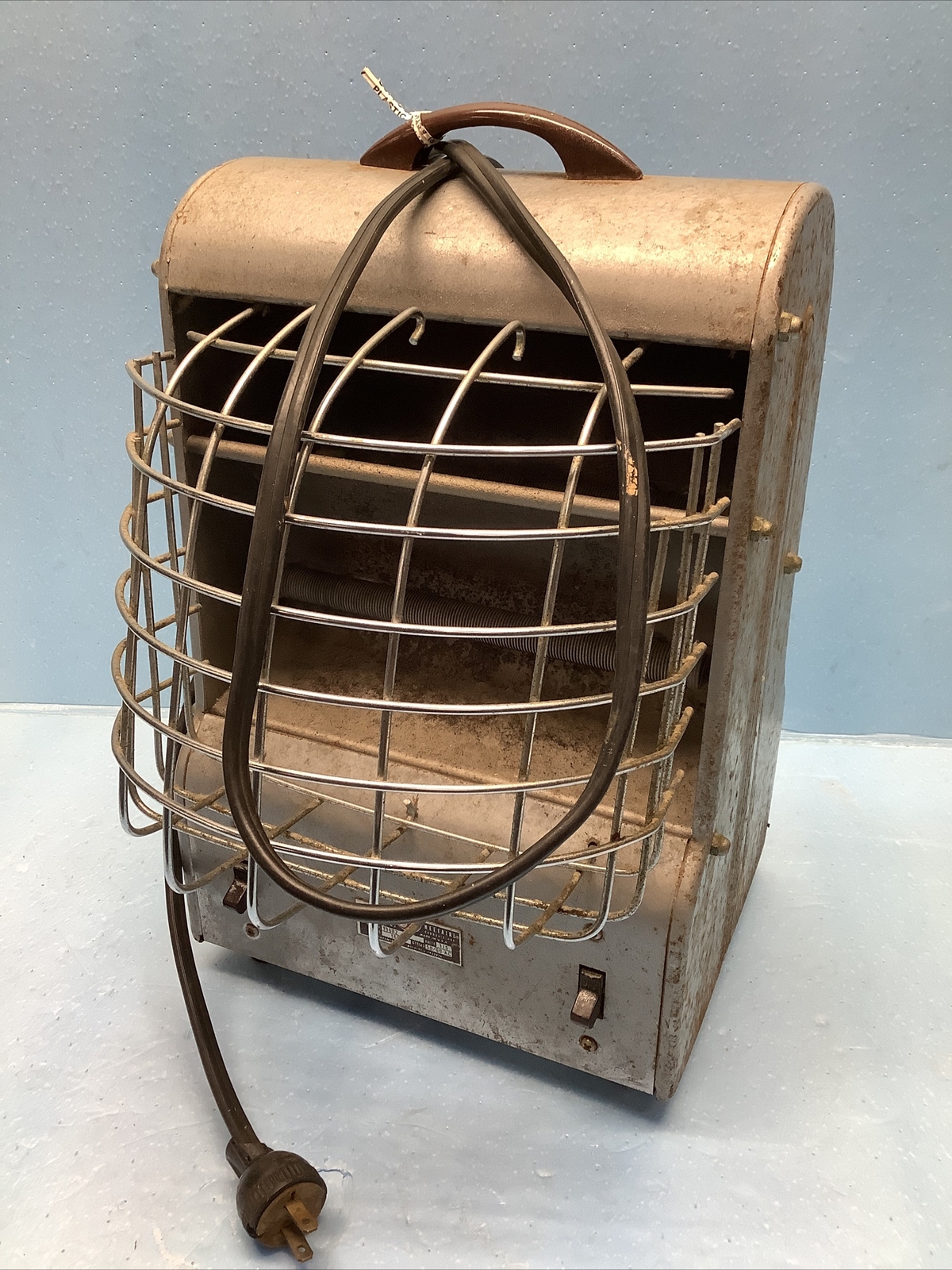 RARE Vintage MARKEL Fan-Glo Automatic Heetaire Heater Model 198 TS USA ...