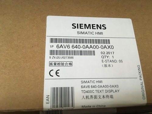 1pc New Siemens text display TD400C 6AV6 640-0AA00-0AX0 | eBay