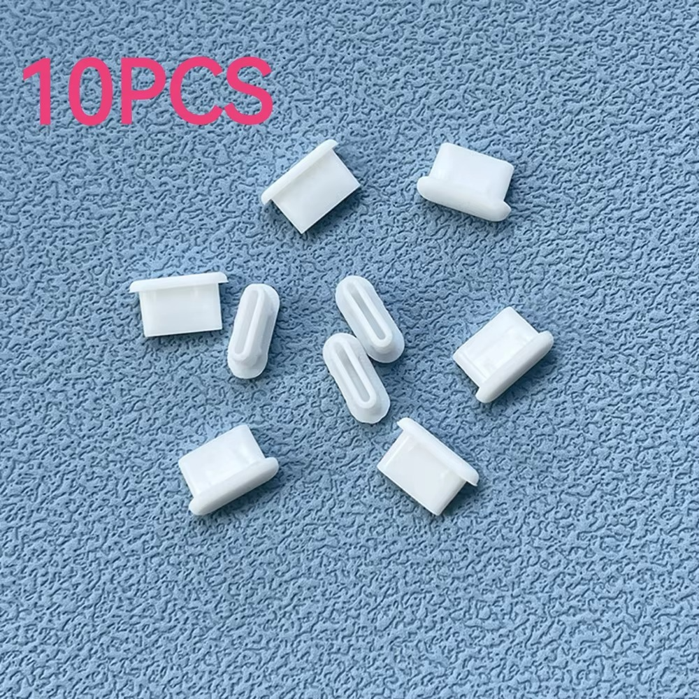 10X Type-C Dust Plug USB Charging Port Protector Silicone Cover for ...